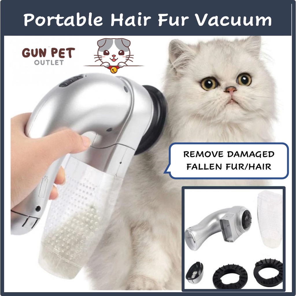 GUN PET Electric Pet Hair Fur Remover Suction Device For Dog Cat ...