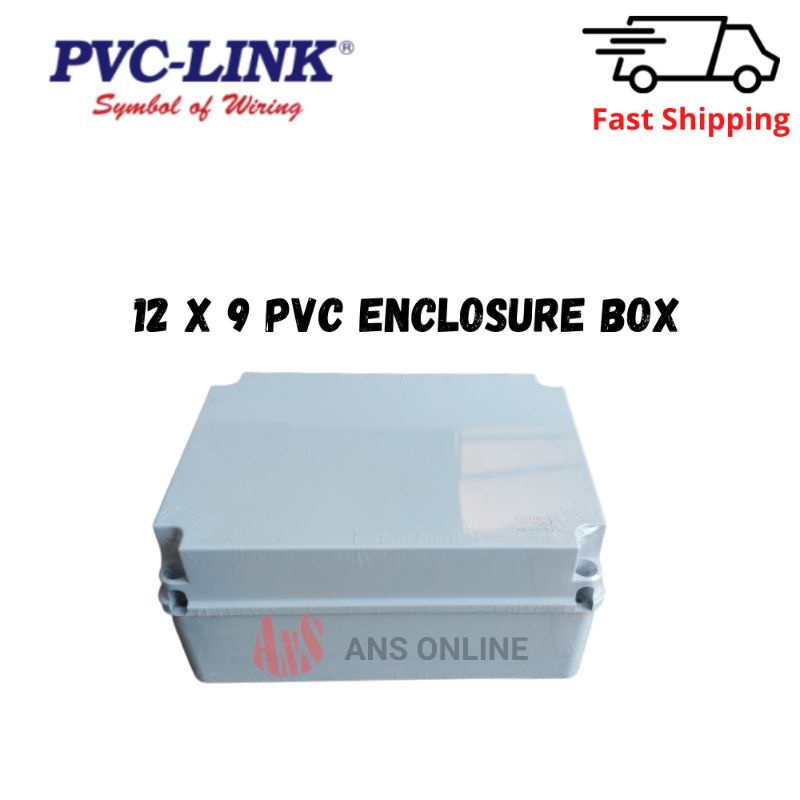 Pvc Link 12 x 9 ABS PVC Enclosure Junction Box IP66 1296 | Shopee Malaysia