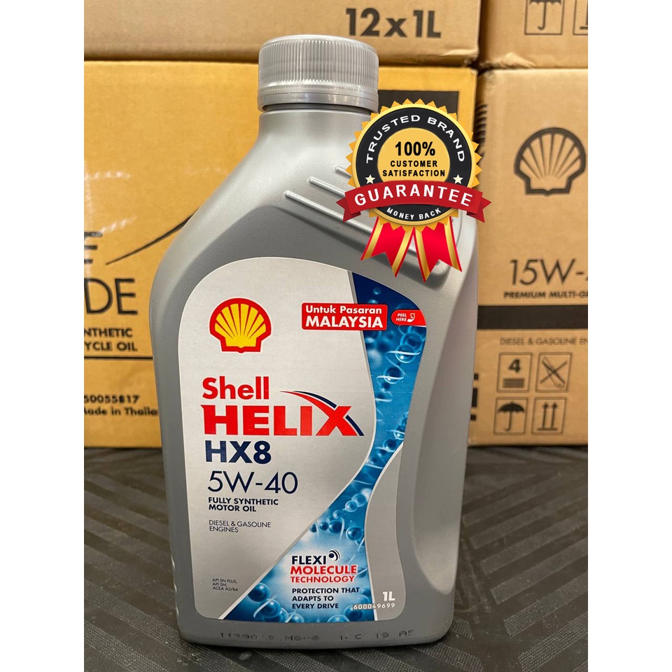 Shell Helix HX8 5W-40 Fully Synthetic Engine Oil (1L) | Shopee Malaysia
