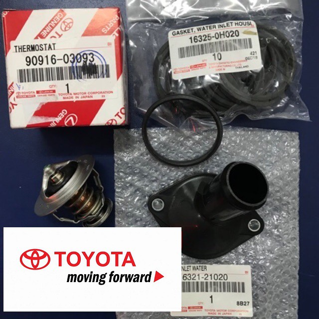 TOYOTA VIOS NCP42 NCP93 NCP150 INNOVA PRIUS TRH201 THERMOSTAT & O RING ...