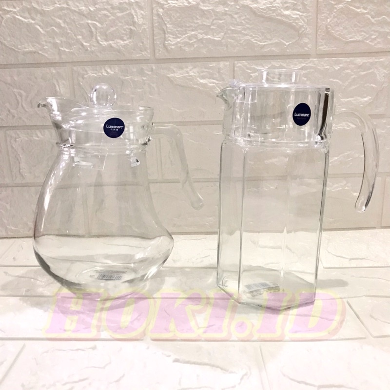 LUMINARC Water pitcher jug/ waterjug glass teapot/ WavyLuminarc Octime ...