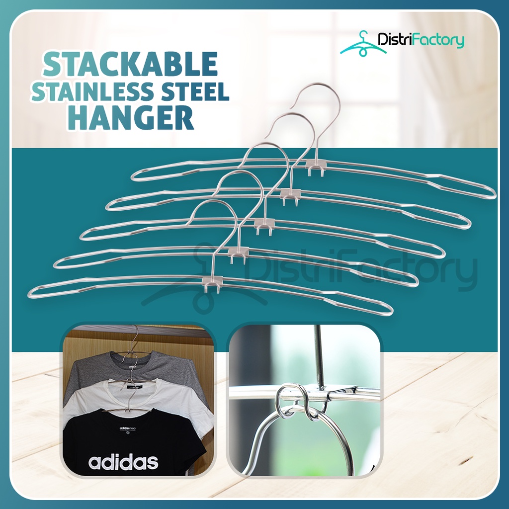 Heavy Duty Stackable Stainless Steel Shirt 8 Shape Hanger Drying hanger ...