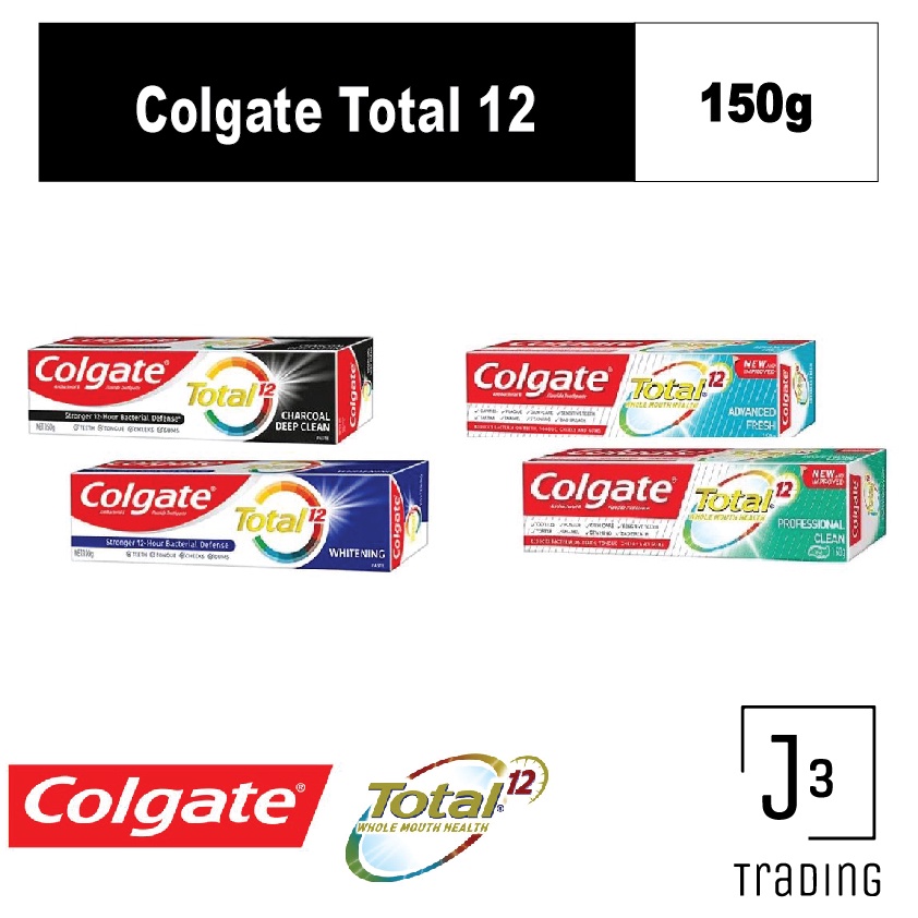 Colgate Total 12 Toothpaste 150g / Advance Fresh / Professional Clean ...