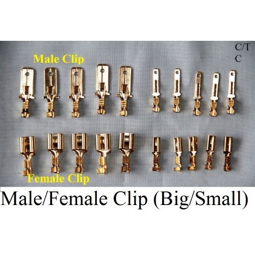 Clip - Terminal Wire Clip Male ( Big / Small ) Female ( Big / Small ...