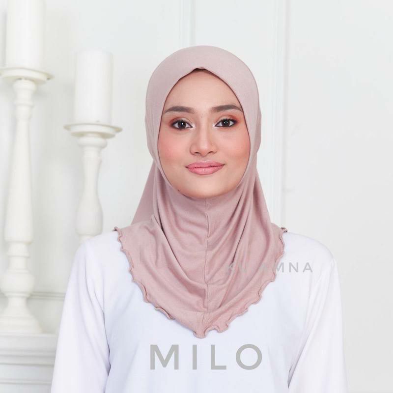 Inner neck anti tembam klim tepi warda ninja dagu berdagu sanggul ...