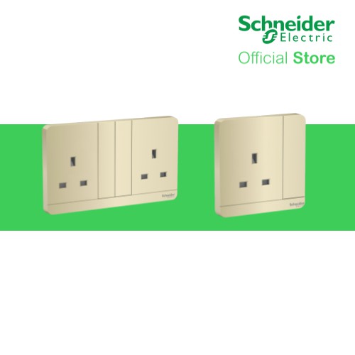 Schneider Electric AvatarOn- 13A 250V 1Gang (Single) and 2Gang (Twin ...