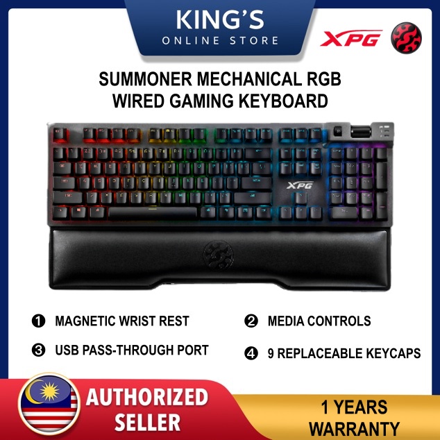 XPG Summoner RGB Gaming Mechanical Keyboard with Cherry Keyboard MX ...