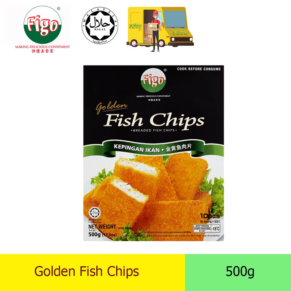 QL Figo Golden Fish Chips 500g | Shopee Malaysia