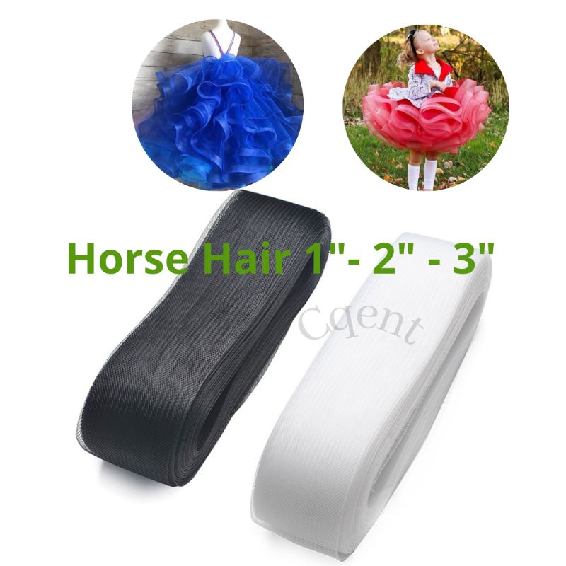 Braid Horse Hair (meter) 2.5cm/5cm/7.5cm | Shopee Malaysia