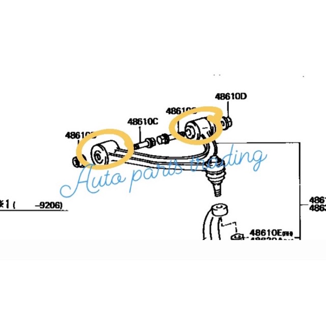 LEXUS GS300 TOYOTA ARISTO JZS147 FRONT UPPER ARM BUSH | Shopee Malaysia