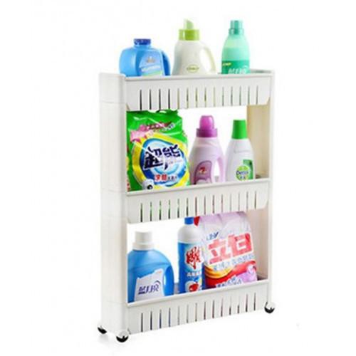 Movable 3 Layer Multifunction Storage Rack(white) | Shopee Malaysia