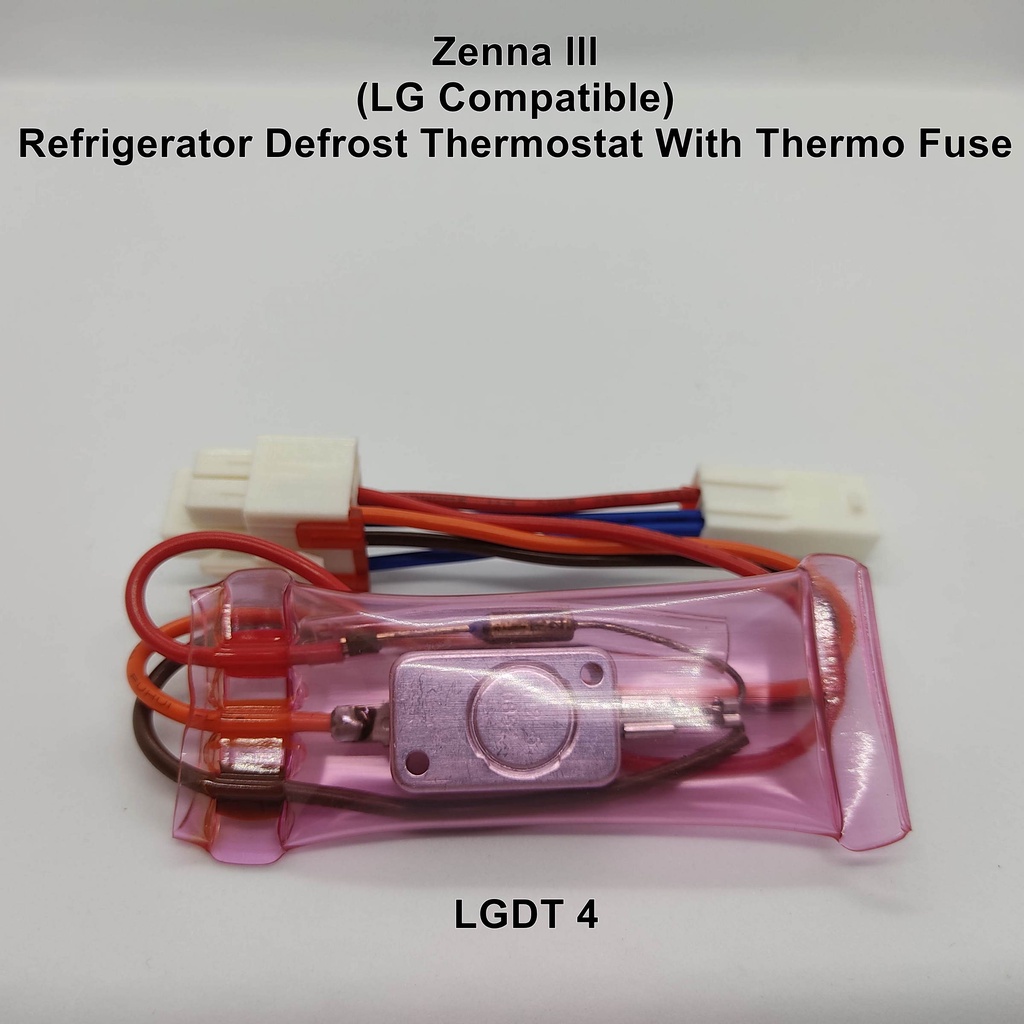 (LG Compatible) Refrigerator Defrost Thermostat Square With Thermo Fuse ...