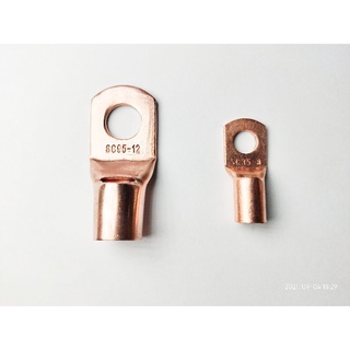 Bronze Cable Lug Welding Copper Bolt Hole Tinned Copper Lugs Ring ...