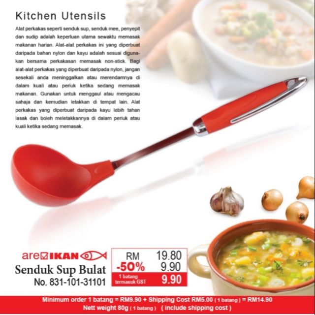 💥 Ready stock - Senduk Sup / kuah bentuk bulat 💥 | Shopee Malaysia