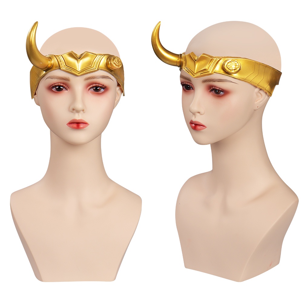 In Stock Lady Loki Sylvie Mask Cosplay Latex Masks Helmet Masquerade ...