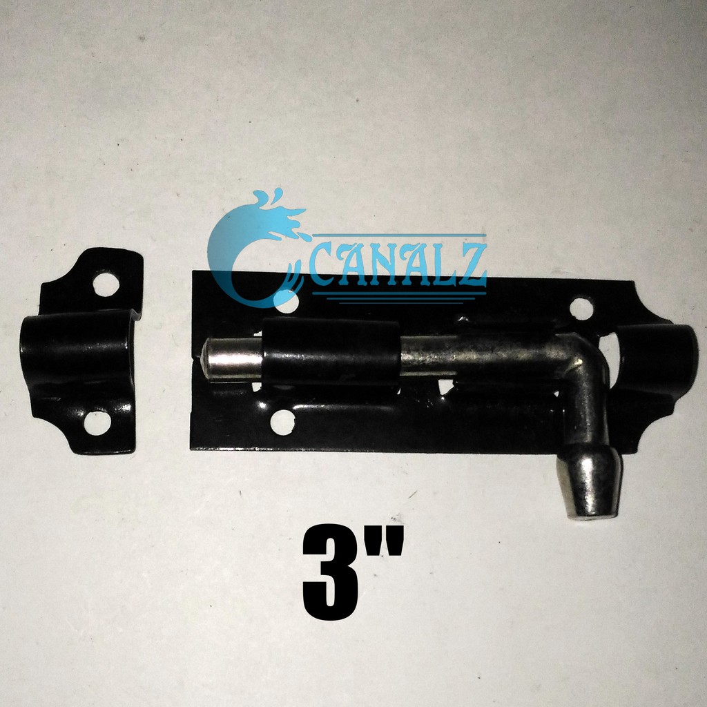 HITAM 3" Door Slot / 3 inch inch Latch Black | Shopee Malaysia