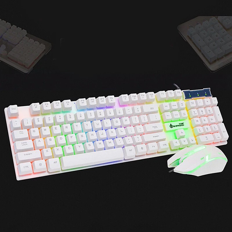 Shipadoo D620/D280/D290 Wired RGB LED GAMING KEYBOARD N MOUSE SET ONE ...
