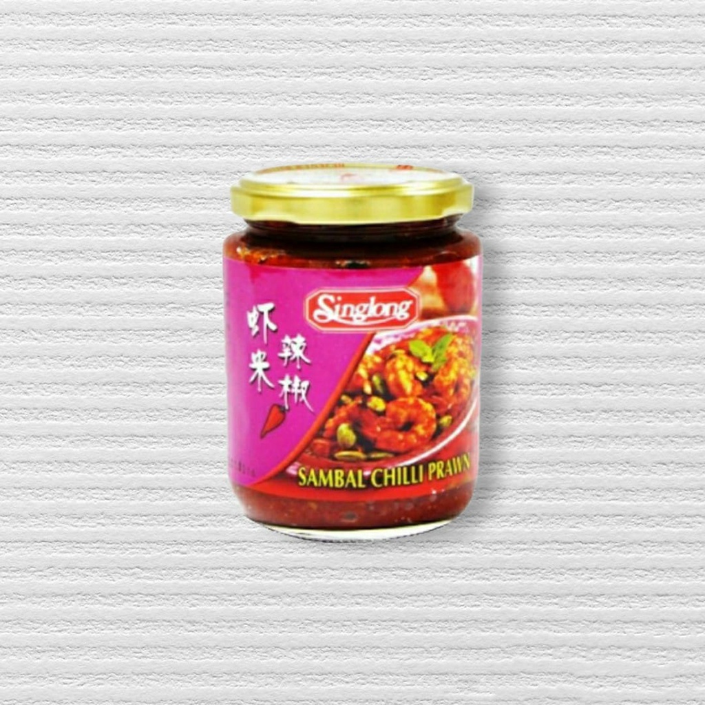 Singlong Premium Asian Sauces – Sambal Belacan, Nasi Lemak, Udang, Ginger, Hainanese Mix, 180g ...