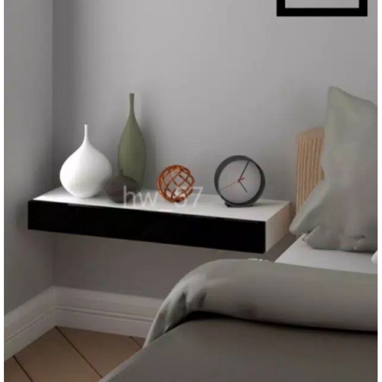 Floating Drawer Rack Nightstand Drawer Dressing Table Hanging Drawer