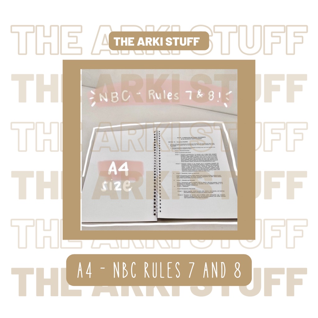 (soft cover)A4 - Rule 7&8 of National Building Code of the Philippines ...