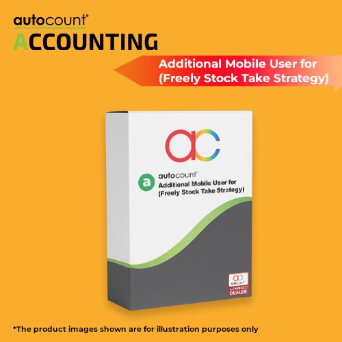 AutoCount Additional Mobile User for (Freely Stock Take Strategy ...