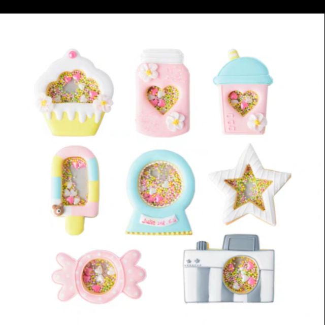 BUY 1 FREE 1 Cookie cutter candy choco inside 8 pattern 0099 | Shopee ...