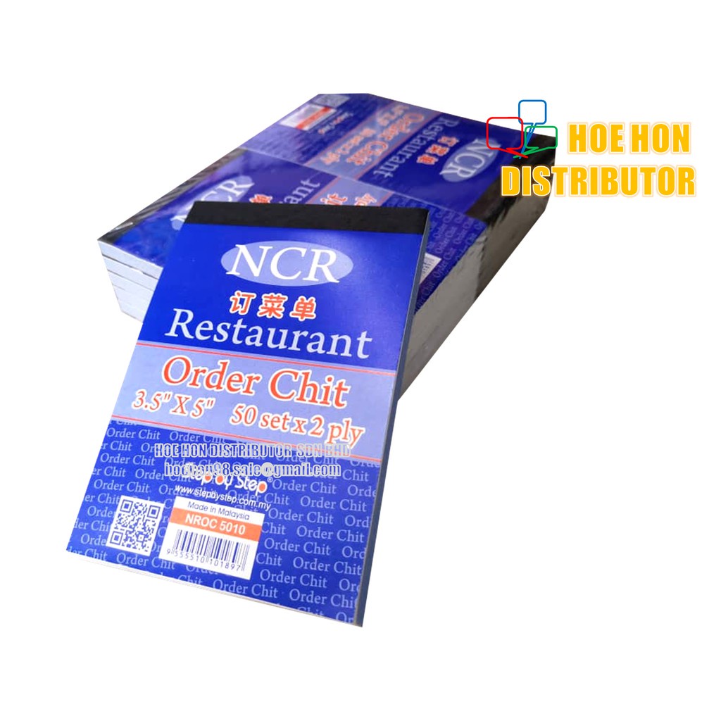 Restaurant Order Chit / Table Number Quick Note / Buku Pesanan Restoran ...