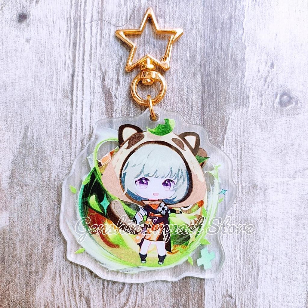 Sayu Genshin Impact M17 keychain (printed in the middle of acrylic ...