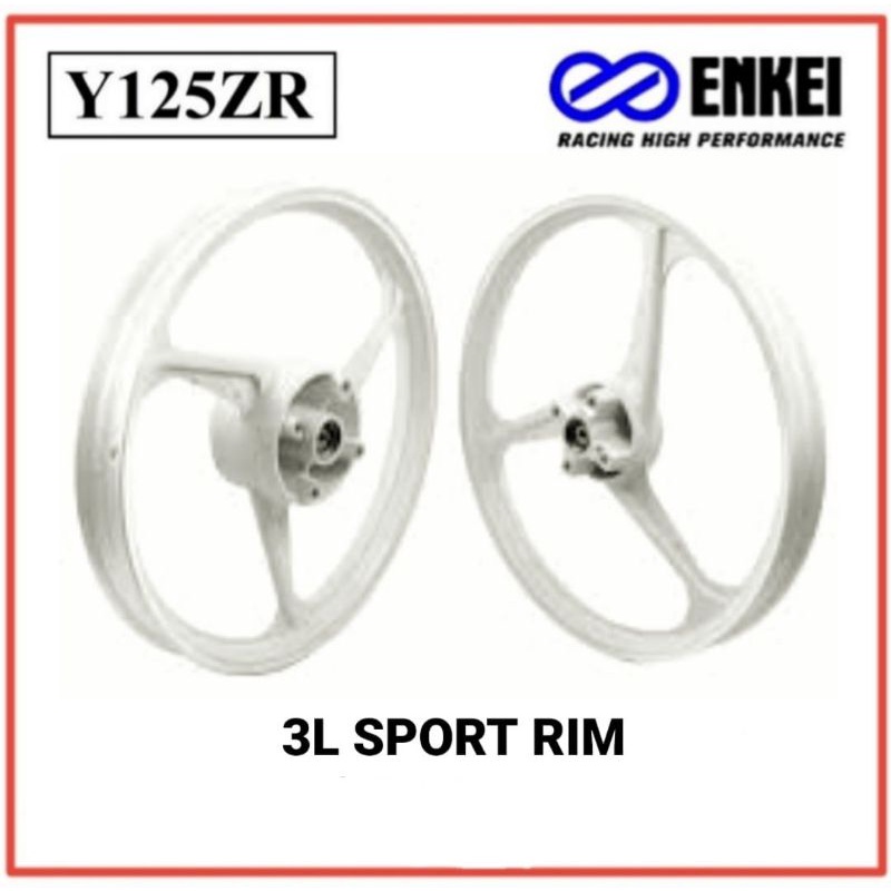 Rim Sport Enkei 3 Batang Yamaha 125 125Z 125ZR | Shopee Malaysia