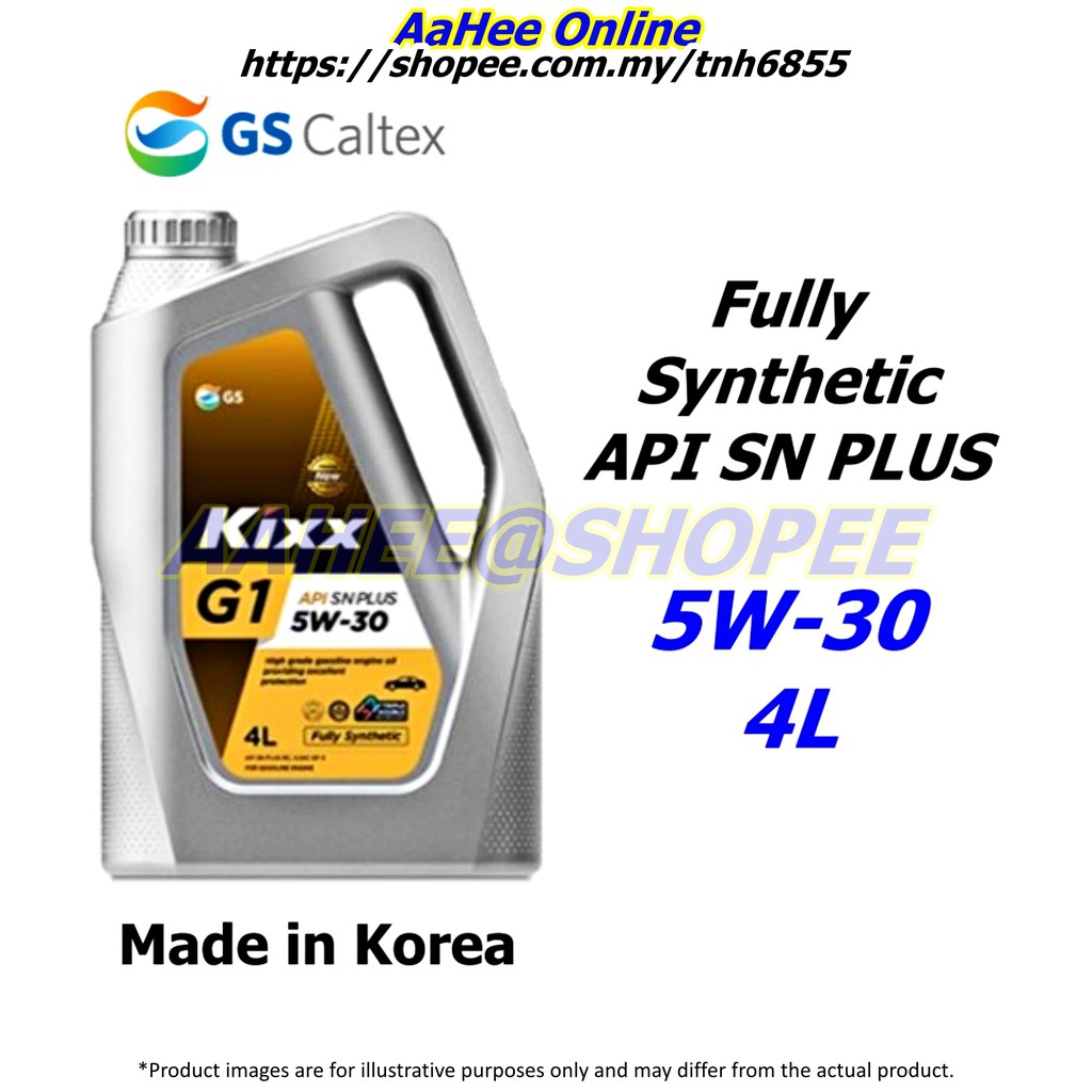 Kixx G1 5W-30 4L SN PLUS Fully Synthetic for Honda Perodua Proton ...