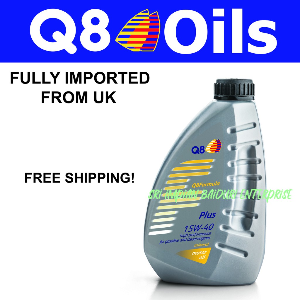 Q8 Formula Plus 15W-40 MINERAL 1 LITER A3/B3 PASSENGER CAR ENGINE OIL ...