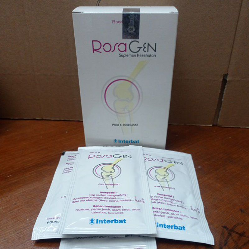 Rosagen joint health supplement 1 sachet 8 grams | Shopee Malaysia
