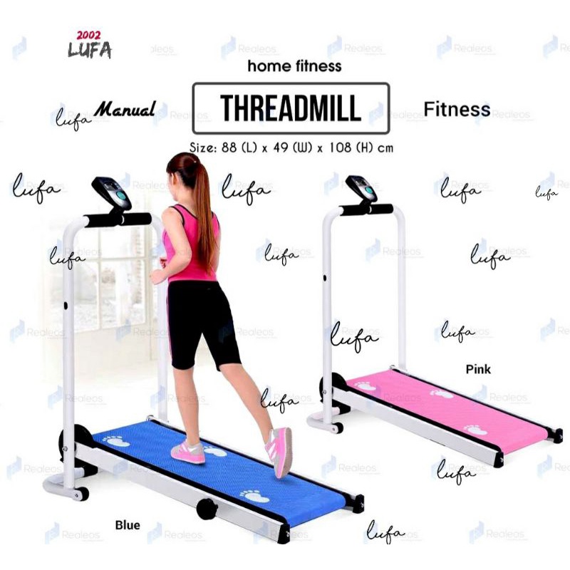 Foldable Running Treadmill Machine Fitness Gym Monitor - RB36 | Shopee ...