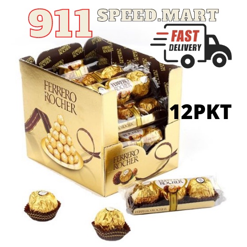 [911] Ferrero Rocher T3 (32.5gm x 16pkt) Gift Pack | Shopee Malaysia