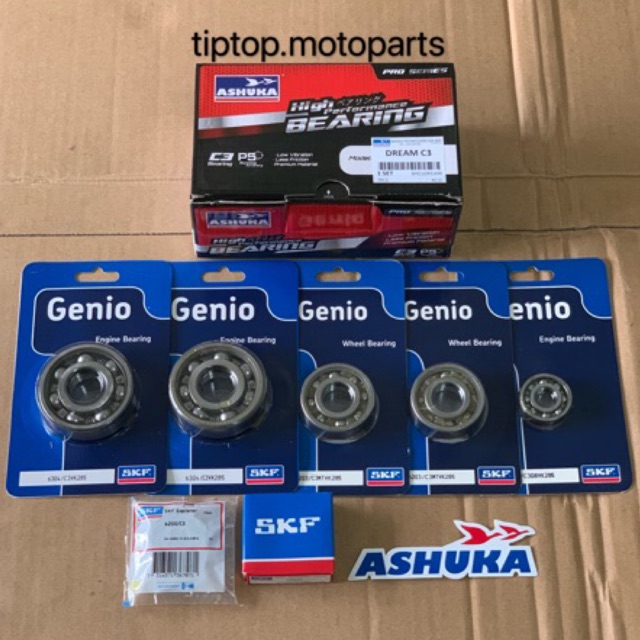 HONDA EX5 DREAM ENGINE BEARING SET SKF C3 ASHUKA | Shopee Malaysia