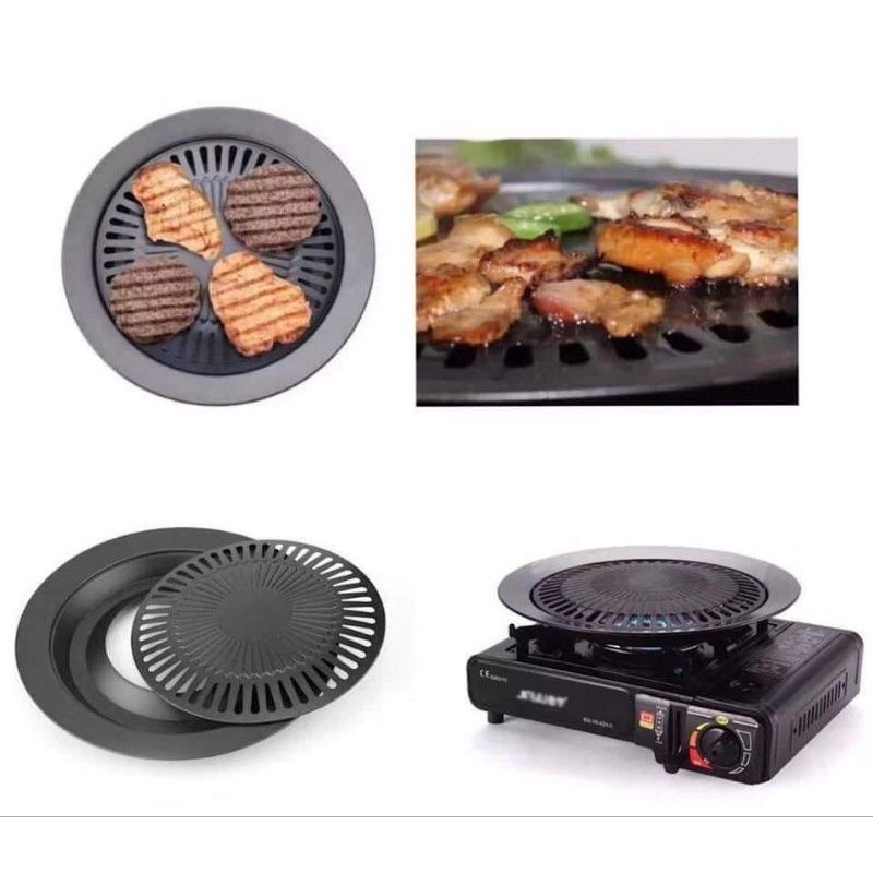 Smokless grill or Korean BBQ round grill/Ultra Grill Pan Non Stick for ...
