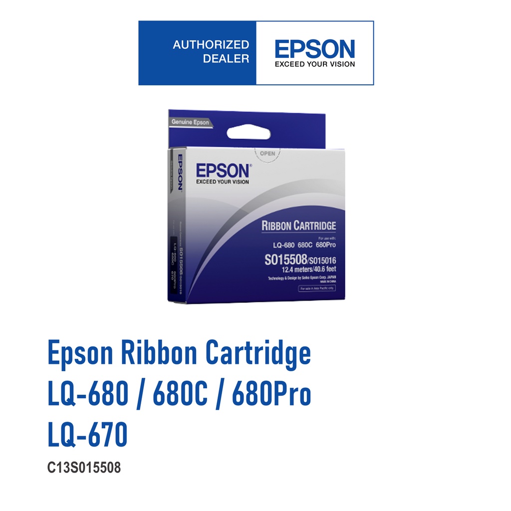 Epson LQ680 Ribbon S015508/S015016 (GENUINE) | Shopee Malaysia