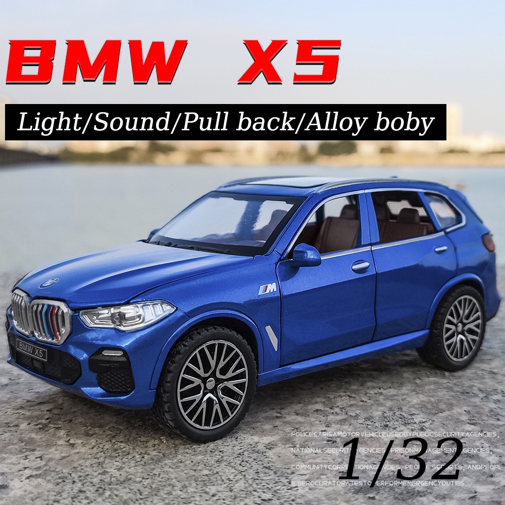 1/32 BMW X5 diecast car xinao Zinc Alloy Matel Light and Sound Birthday ...