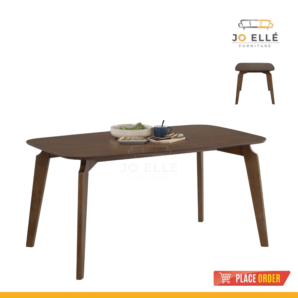 Jo ELLE – Acker 1.5M Dining Table / Solid Wood Table / Large Table ...