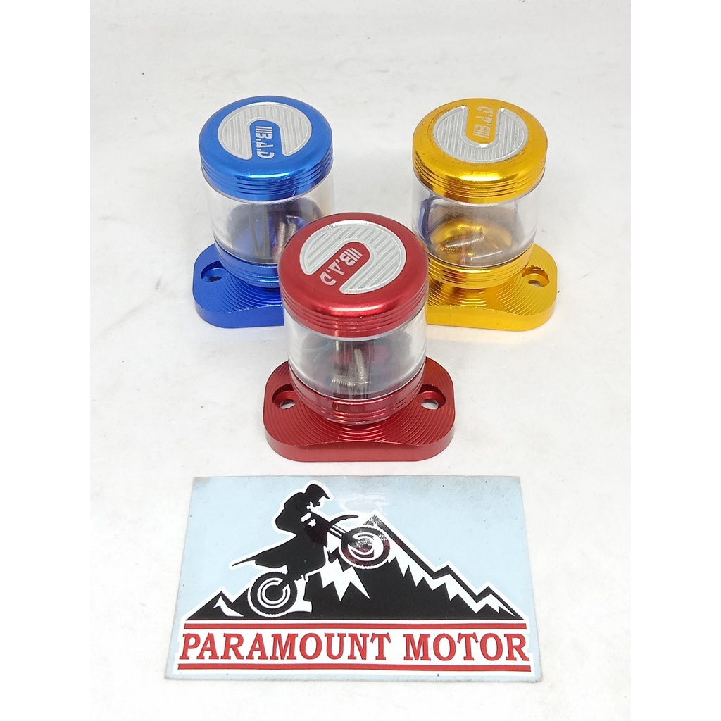 Transparent brake fluid cap with YAMAHA stamp model mio soul mio sporty ...