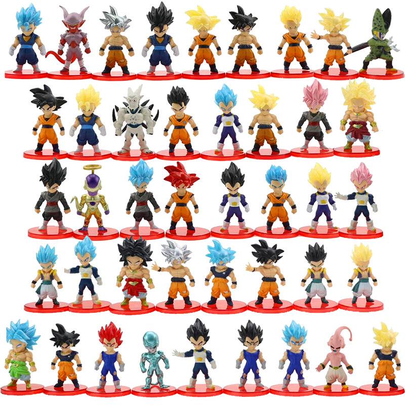 Dragon Ball Z (69 pcs) Japanese Anime Figure Super Saiyan God Broly Son ...