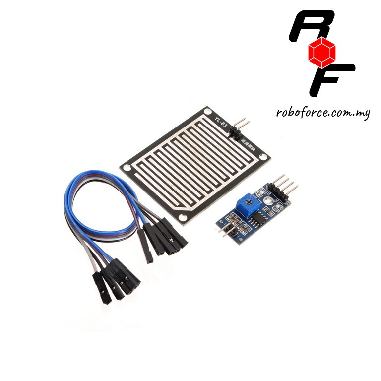 Rain Sensor for Arduino/Raspberry Pi/ ARM/ 8051 Microcontrollers (STEM ...