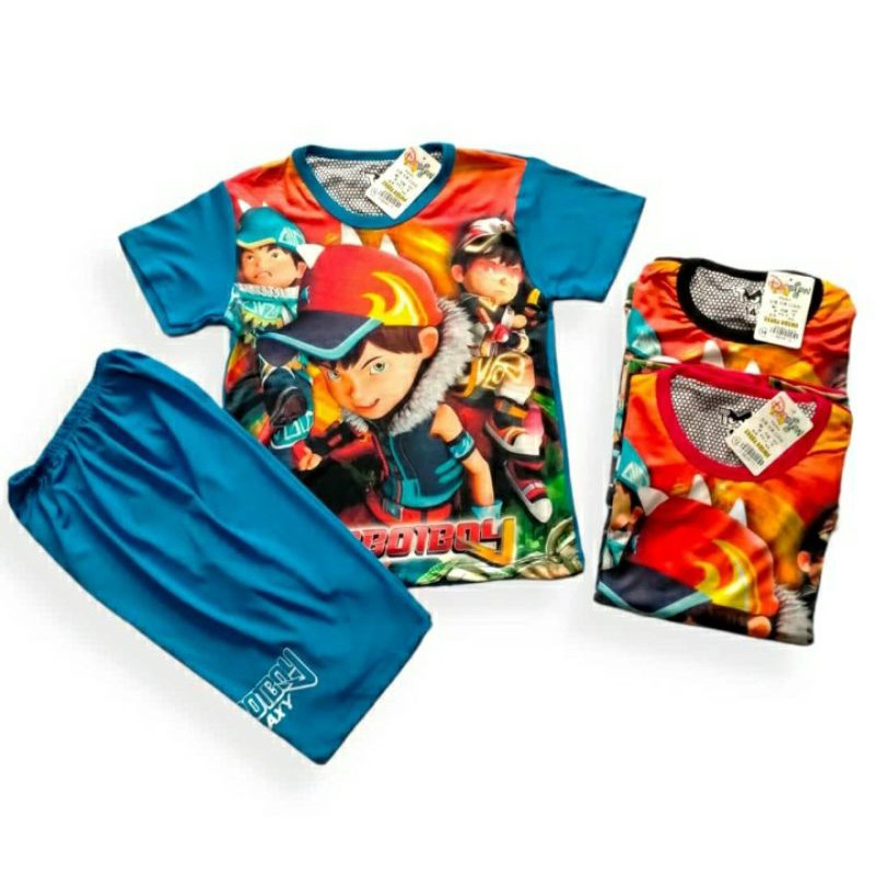 New boboiboy Boys Clothes/boboiboy Character Children's Suits | Shopee ...
