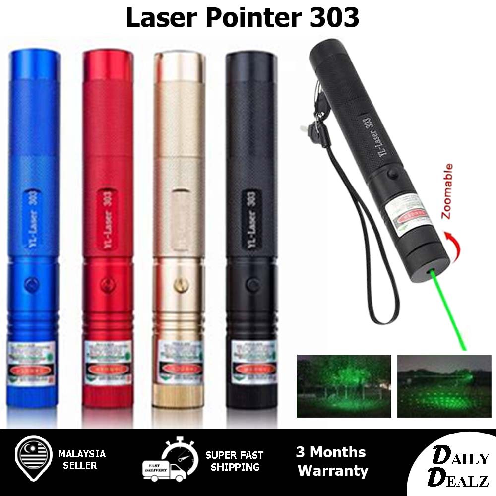 Rechargeable Wireless Green Laser Pointer Beam [303] - Long Range ...