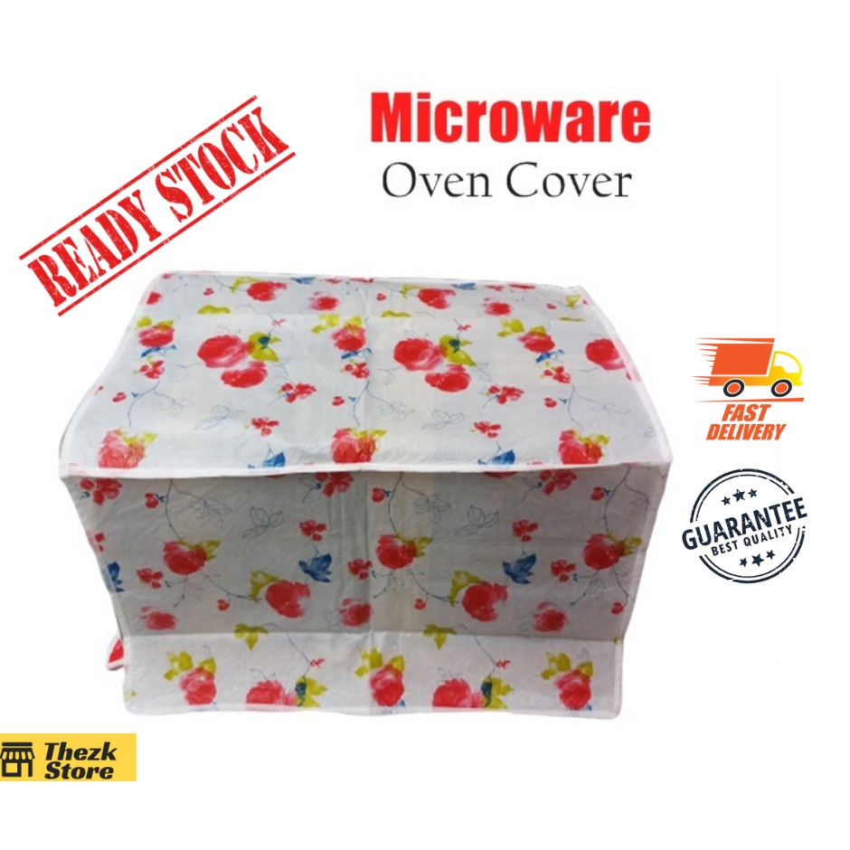 Flower Microwave Oven Protective Cover Dust proof Cover / Penutup ...