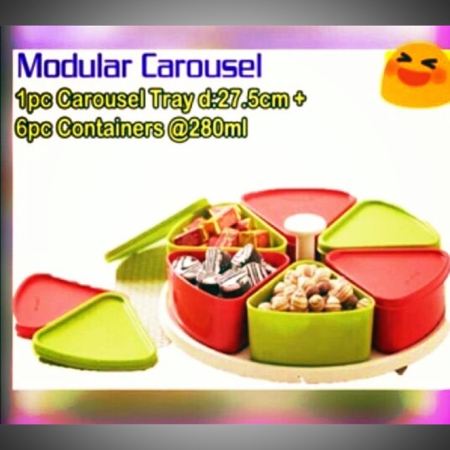 MODULAR CAROUSEL TUPPERWARE | Shopee Malaysia