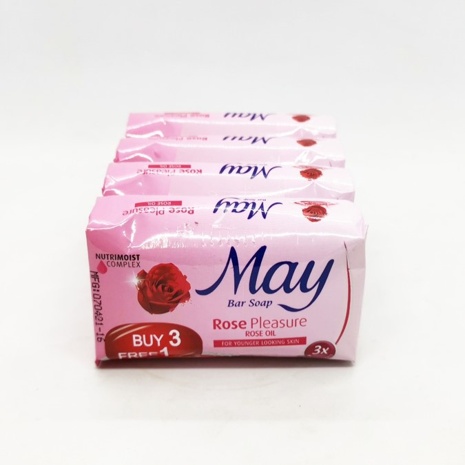 MAY SOAP Rose (3pcs x 75g) Sabun Mandi May Rose | Shopee Malaysia