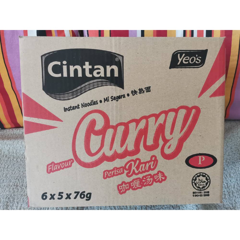 Cintan Curry Mee 6x5x76g(Selling Per box) | Shopee Malaysia