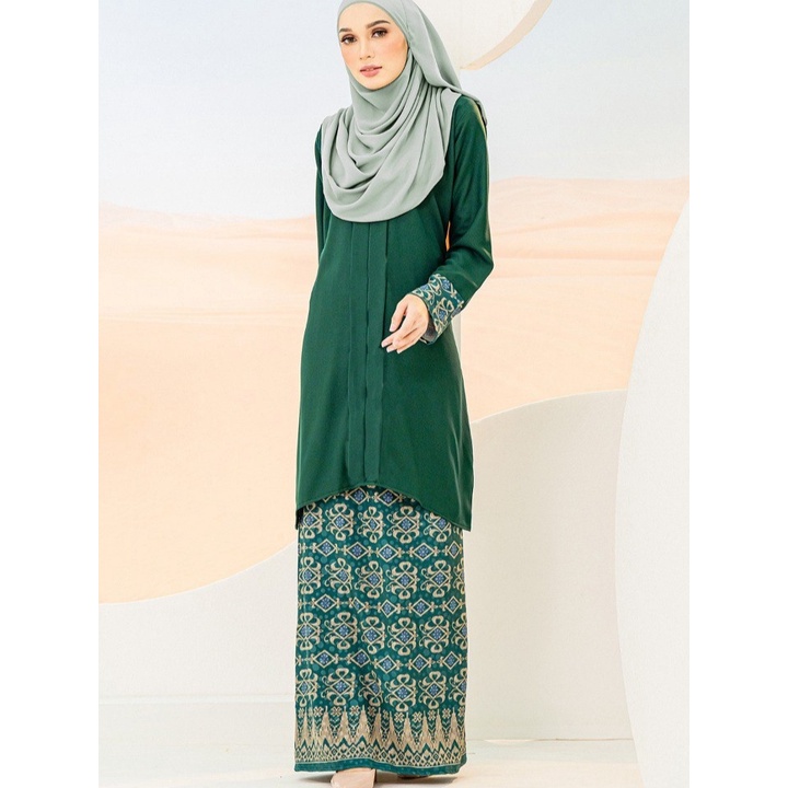 [S-5XL] Maryam Kebarung Batik Baju Kurung Nursing Friendly Plus Size ...