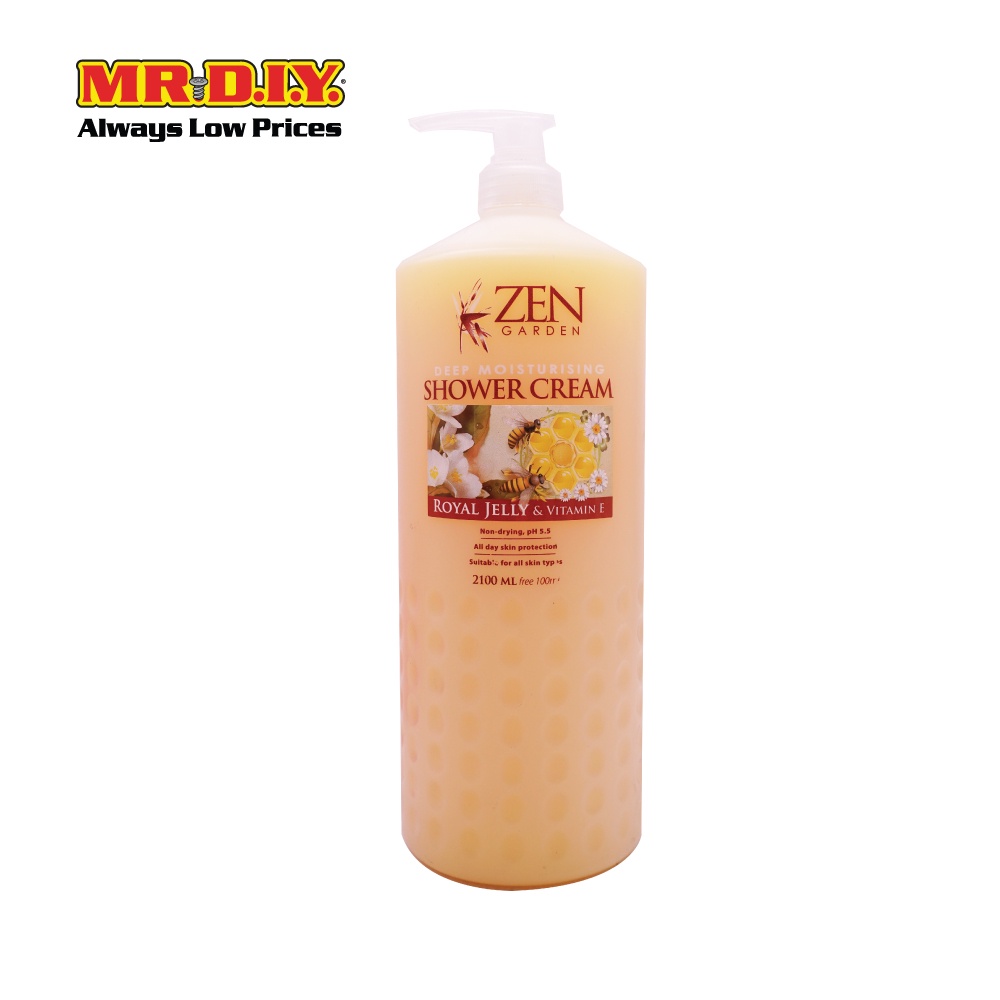 (MR.DIY) ZEN Shower Cream Royal Jelly (2.1L) | Shopee Malaysia